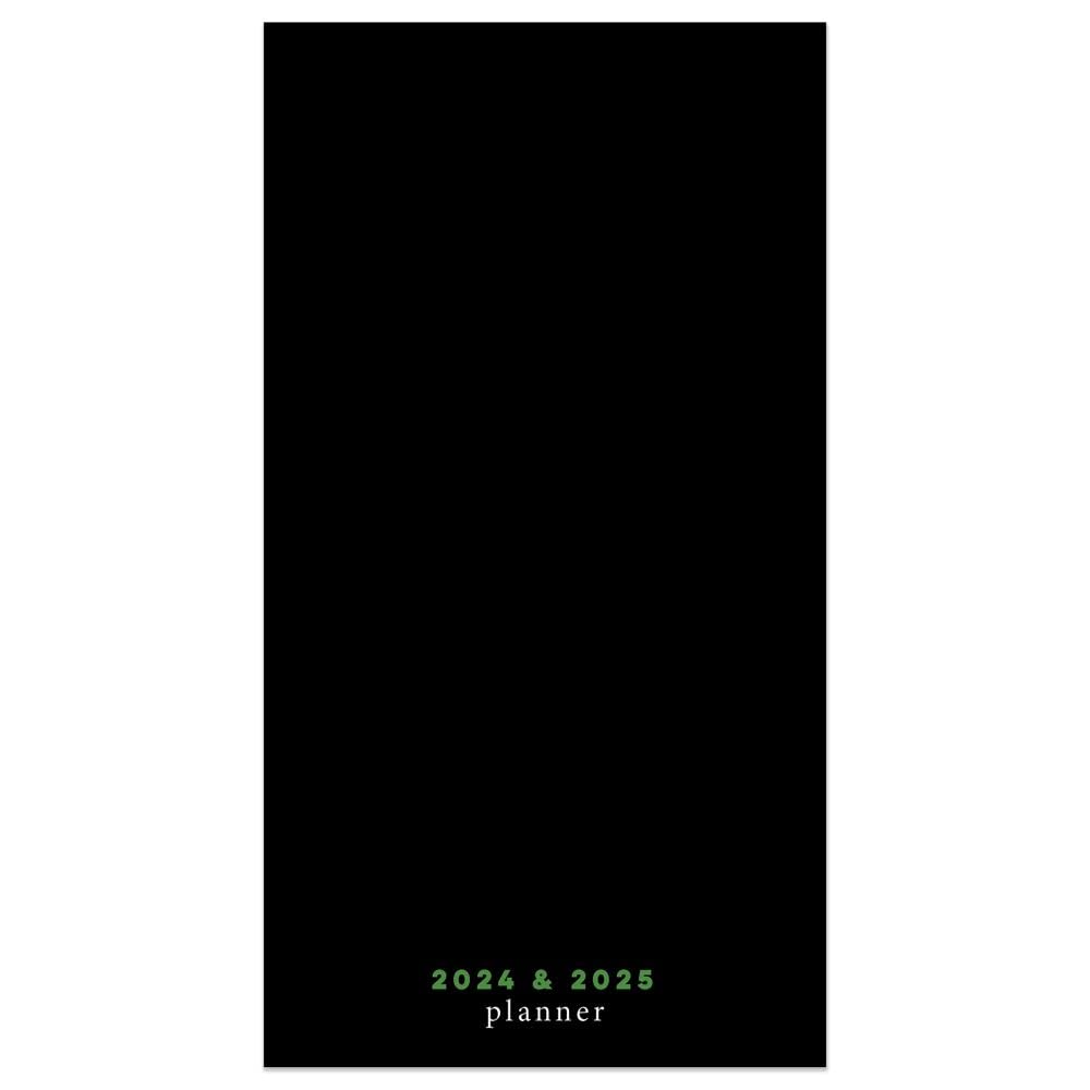 TF Publishing, Simple Black 2yr 2024 Pocket Planner