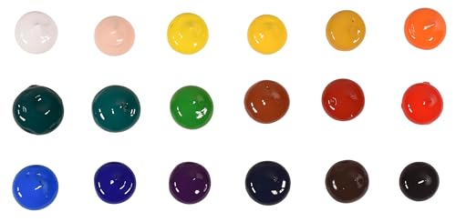 Paint Acrylic 0.34 OZ Tube SAX True Flow Set of 18