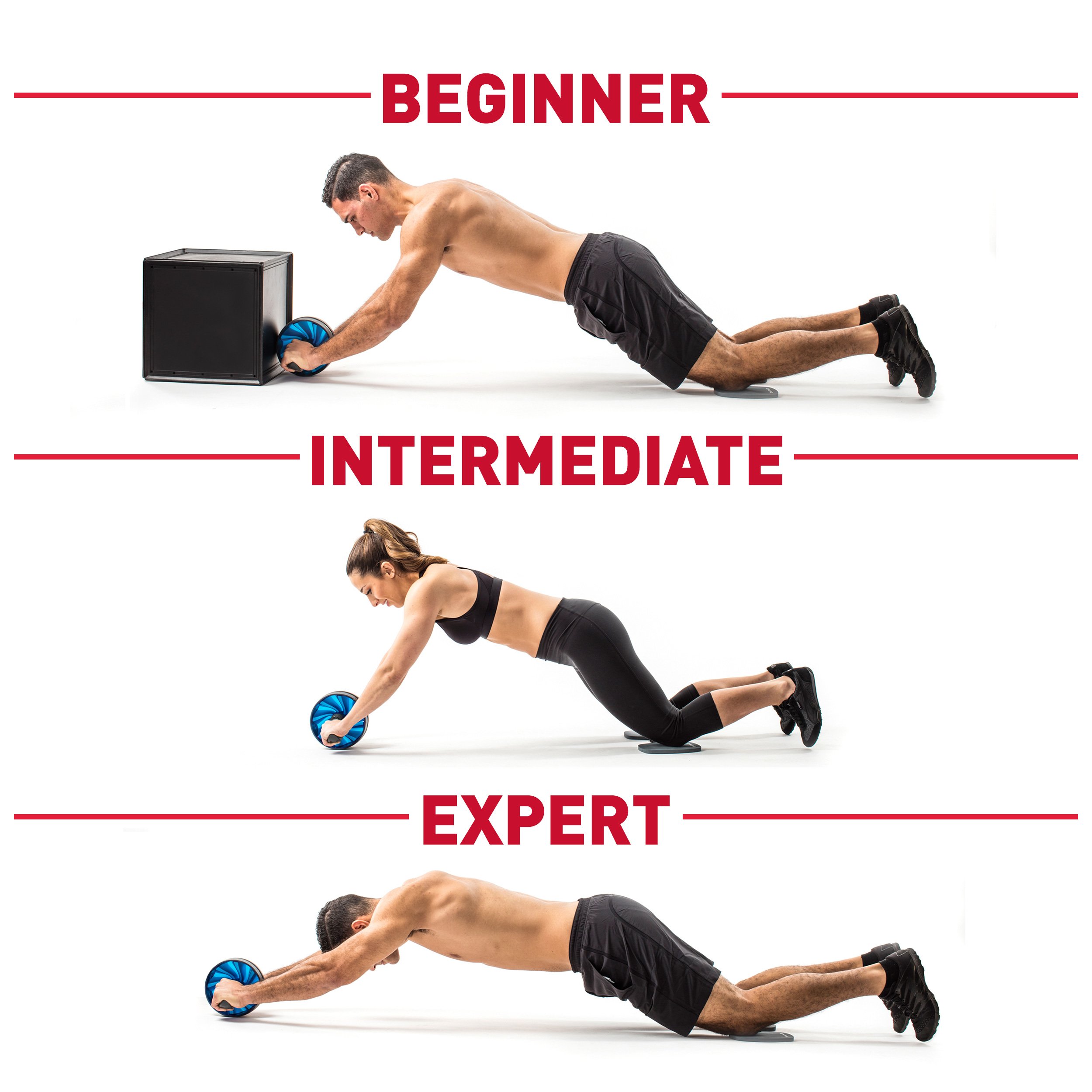 Perfect Fitness Ab Carver Sport Roller for Core Workouts