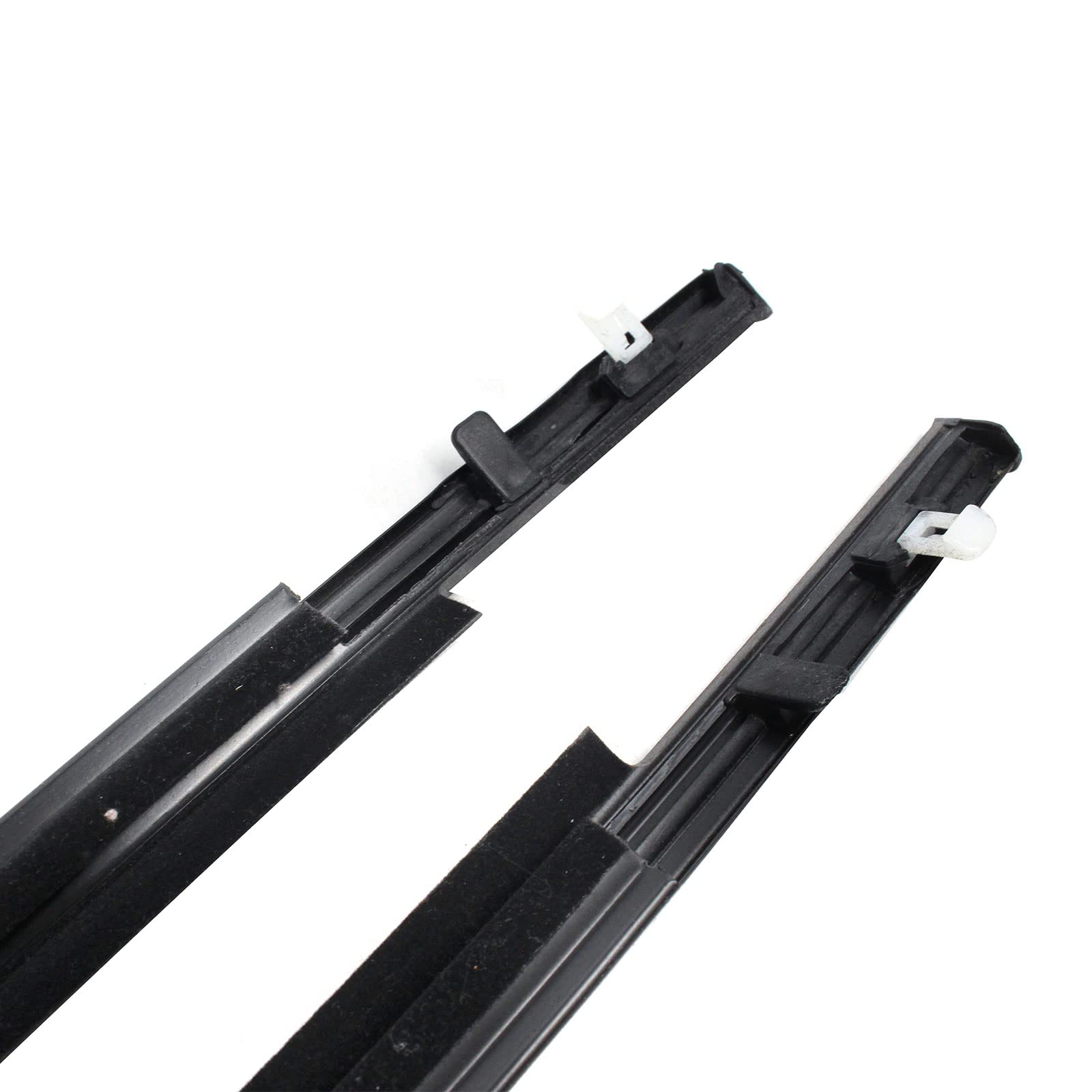 YZQPNB Weatherstrip Window Molding Trim Seal Belt Compatible with Toyota FJ Cruiser 2007-2014 Front Rear Left Driver & Right Passenger Side Door Outside Belt Black