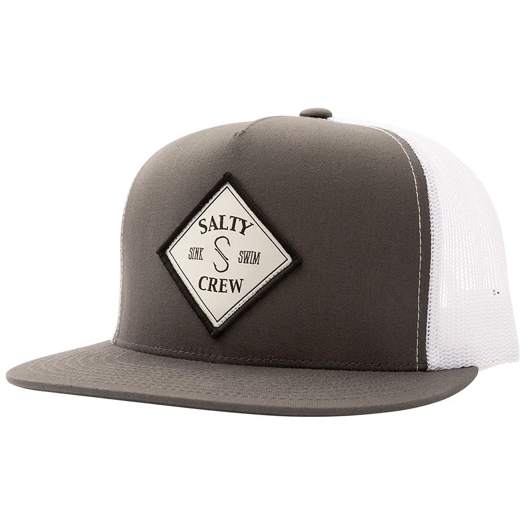Salty Crew Men's Sport, Charcoal/White, One Size