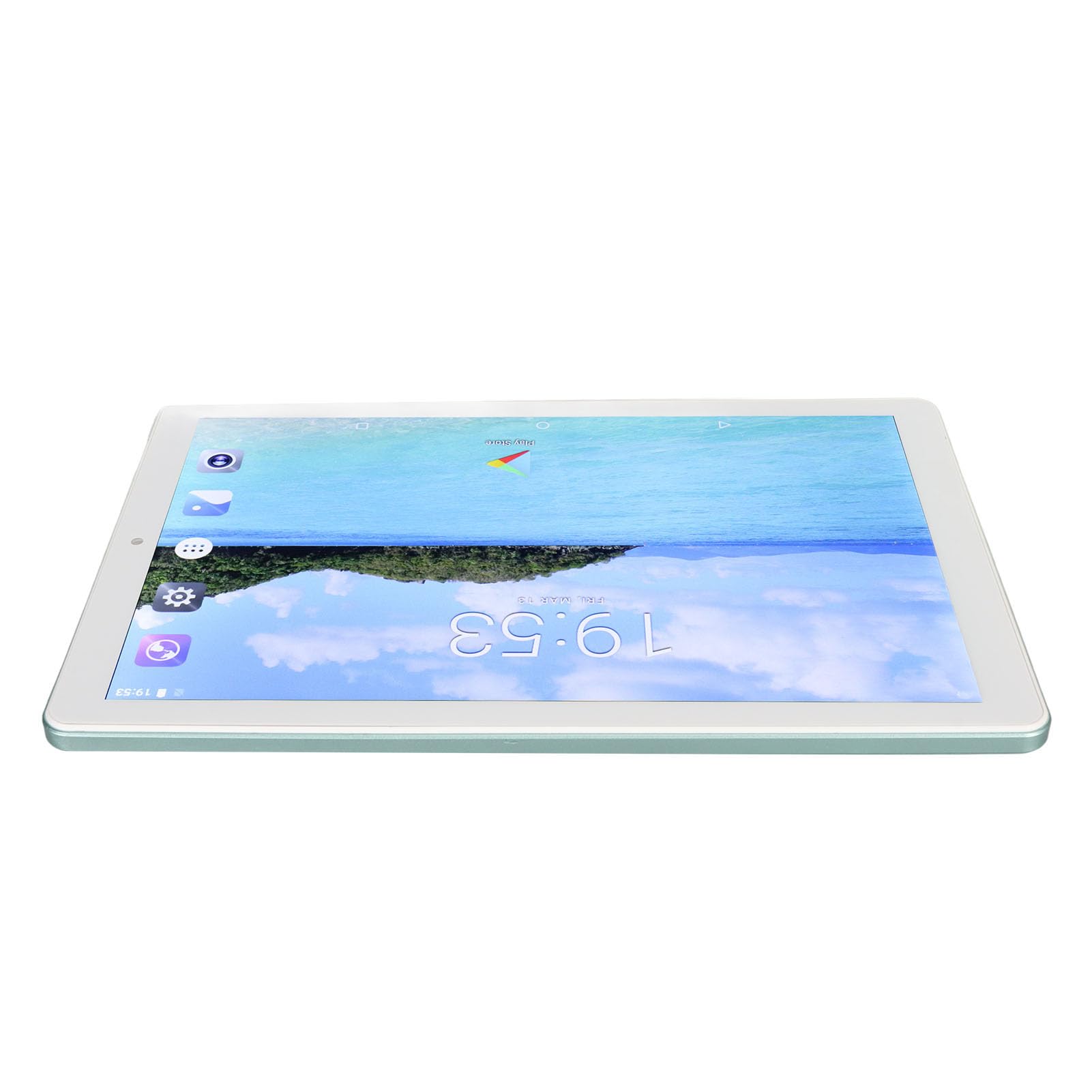SHYEKYO Smart Tablet 10.1 Inch 1920X1200Resolution Dual Box Speakers WiFi Tablet 2 in 1 for Reading for Game (US Plug)