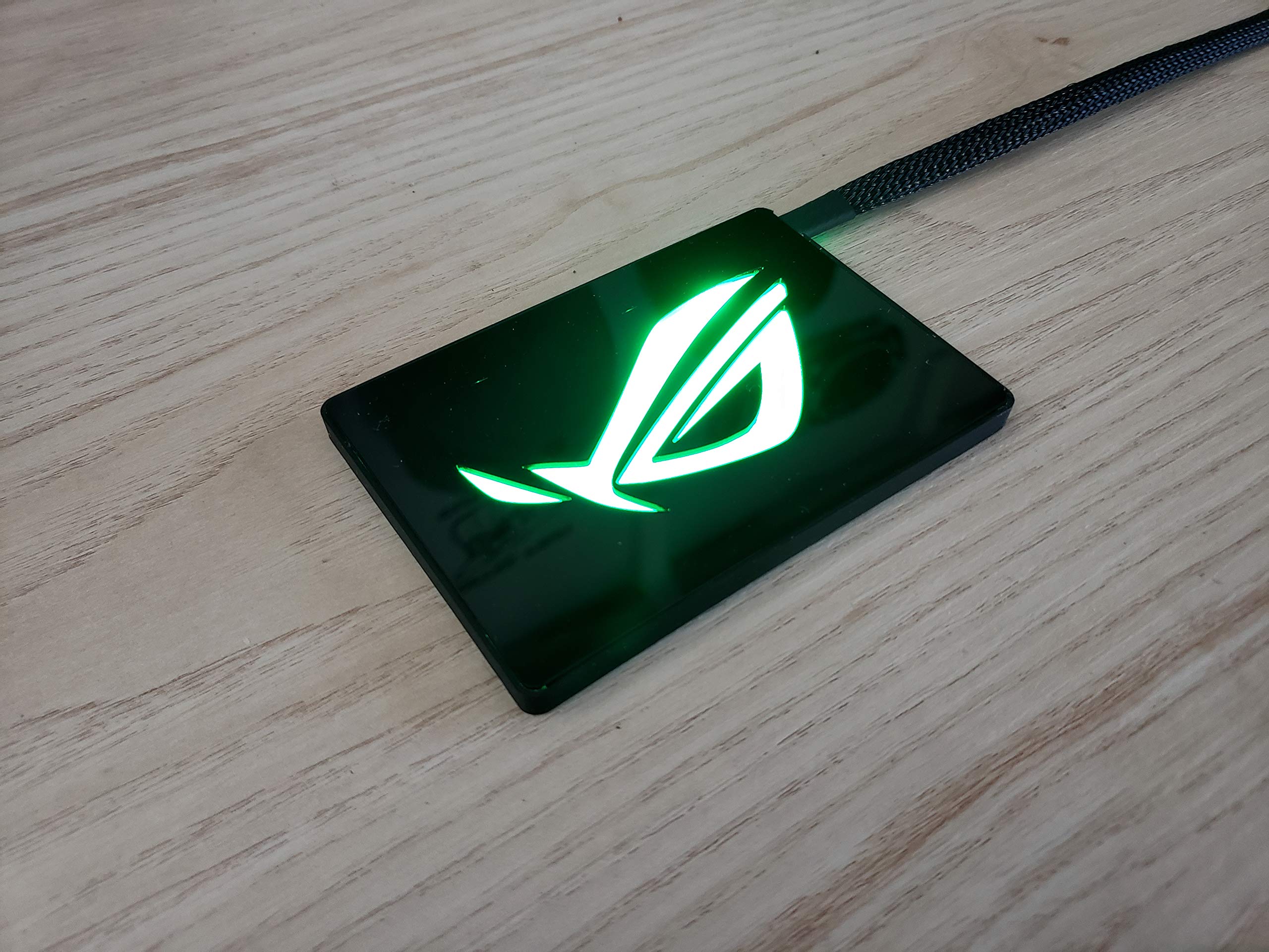 Savant PCs R O G Logo RGB 2.5" Hard Drive (HDD) or Solid State Drive (SSD) Cover