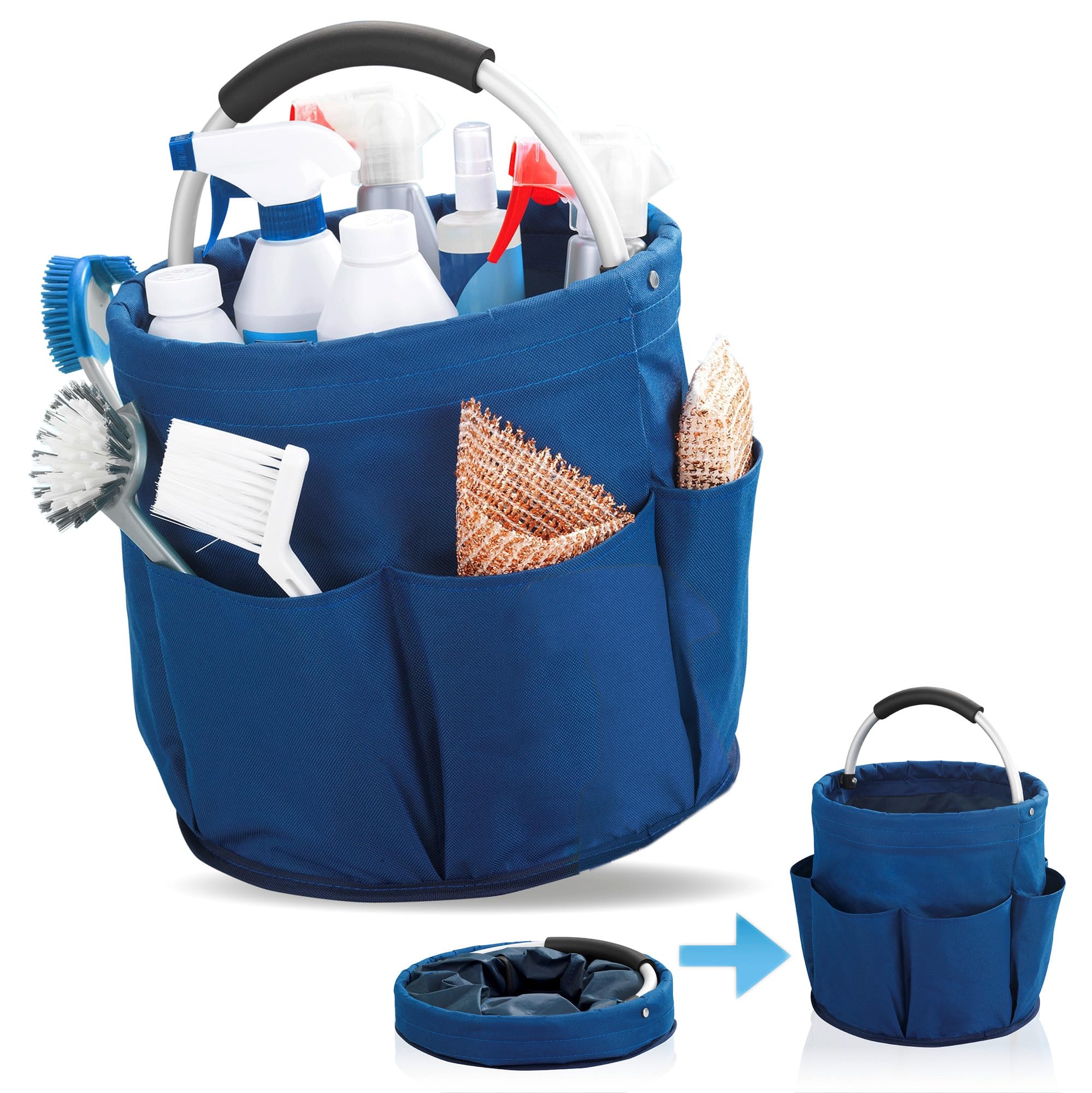 Wenko Storage Box for Cleaning Utensils, 4cm, Blue