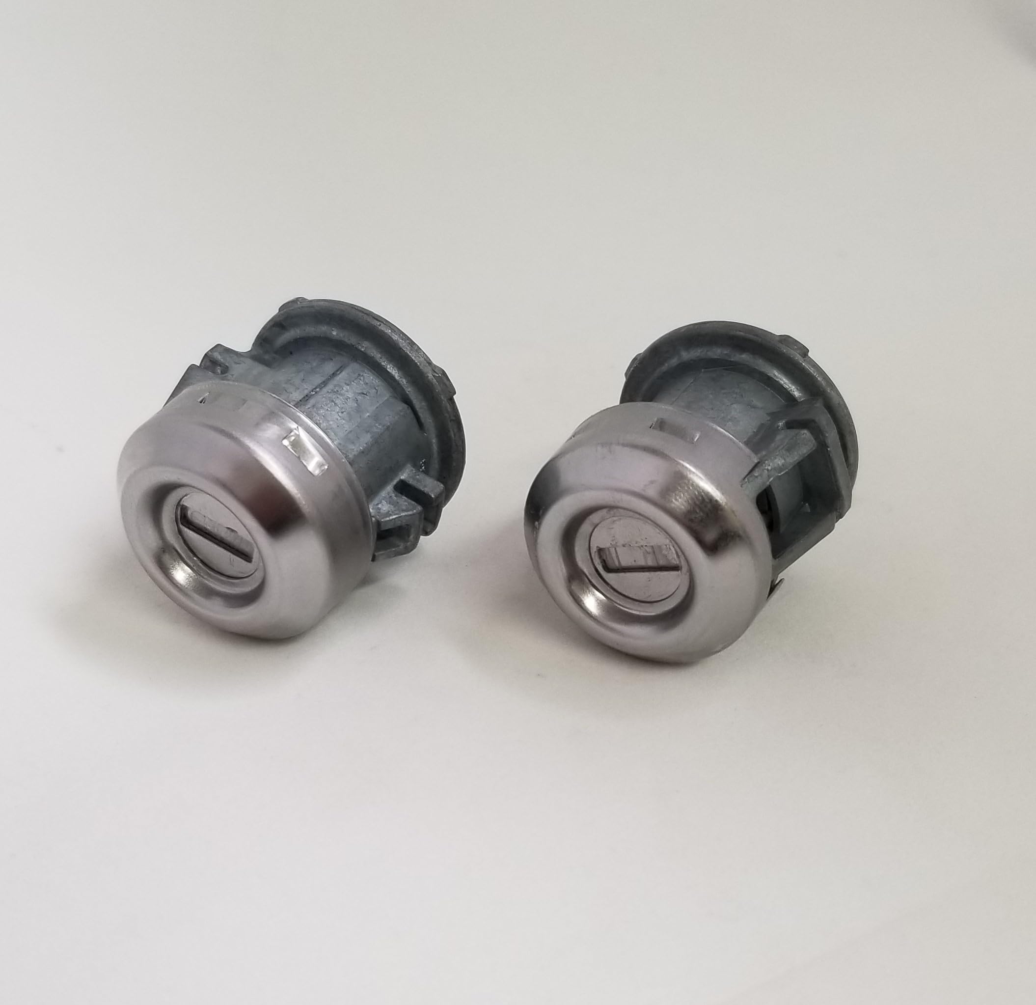 Ri-Key Security - Pair of Door Lock Cylinders Lock Set with Keys for Ford F250 1999-2015