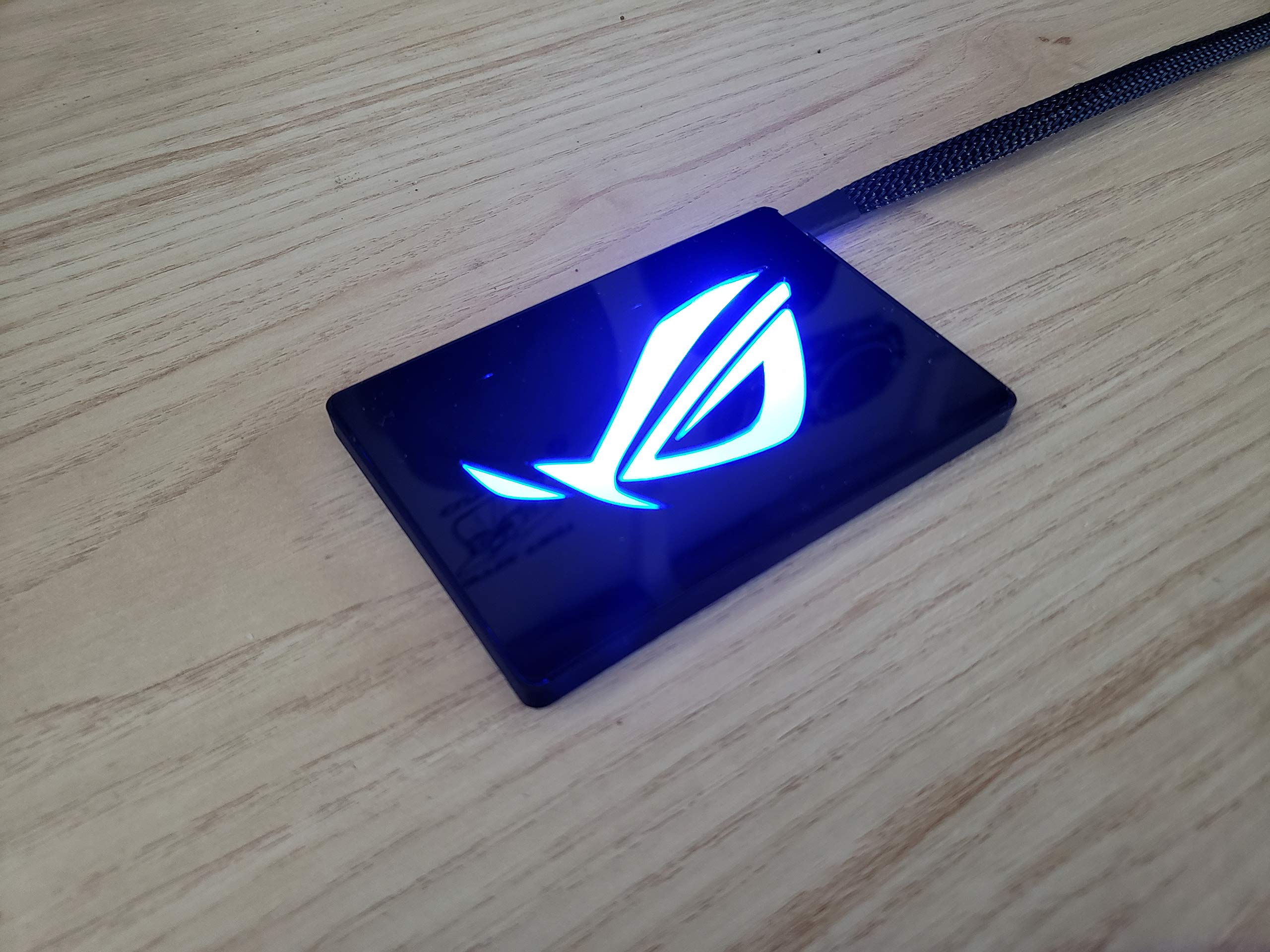 Savant PCs R O G Logo RGB 2.5" Hard Drive (HDD) or Solid State Drive (SSD) Cover