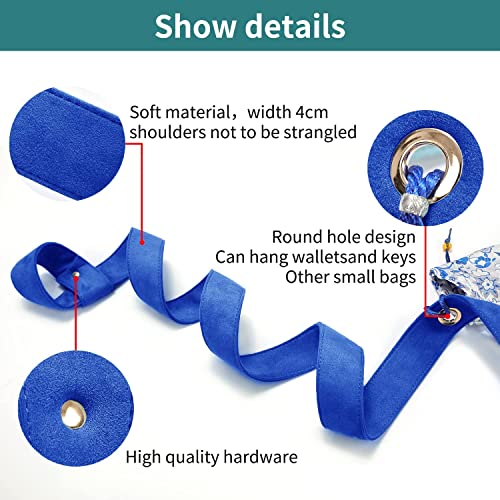 YH&GS Roller Skate Leash Adjustable Ski Boots Carrier Strap Snowboard Boot Shoulder Sling Leash Fashionable Transport Strap Speed Strap Quad Skate Strap for Ice Skates(Blue)