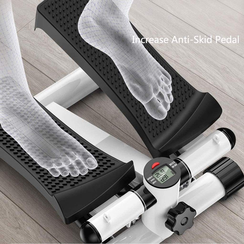 YFDM Mini Stepper Fitness Stair Stepper Portable Twist Stair Stepper Adjustable Resistance, Fitness Exercise Machine