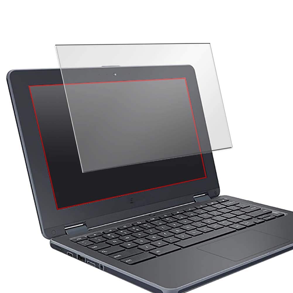 Puccy Tempered Glass Screen Protector Film, compatible with ASUS Chromebook C204 / C214-BW0029 11.6" (Active Area Cover Only) Protective Protectors Guard new version
