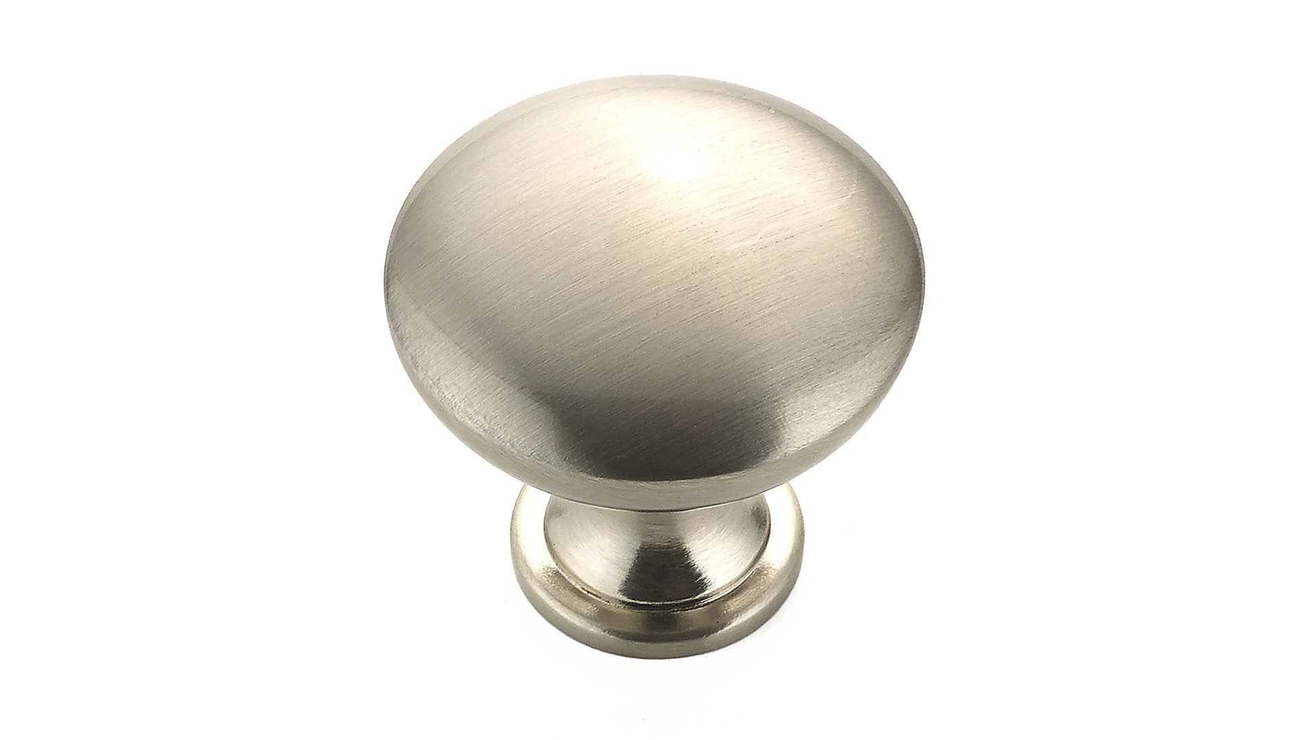 Richelieu Hardware DP9041195 (10-Pack) Copperfield Collection 1 3/16-inch (30 mm) Brushed Nickel Modern Cabinet and Drawer Knob for Kitchen, Bathroom, and Furniture