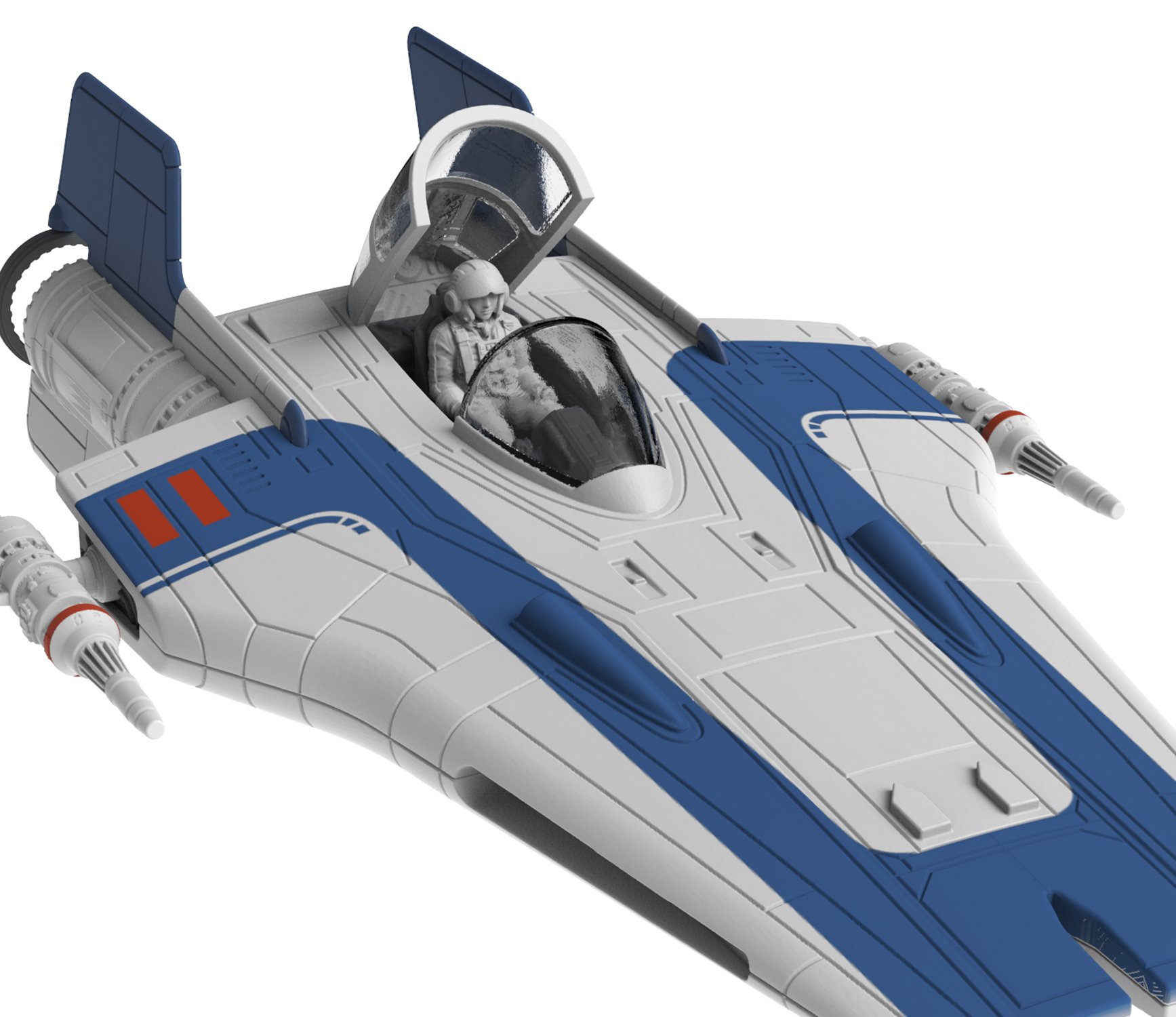 Revell Snaptite Build and Play Star Wars: The Last Jedi! Resistance A-wing Fighter