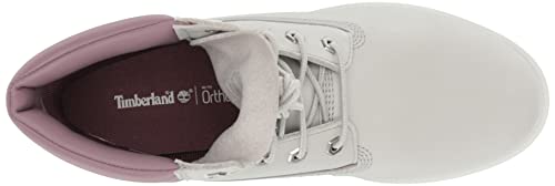 Timberland Women's Linden Woods Waterproof Hiking Boot, Light Grey Nubuck, 7