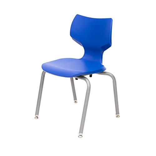 Smith System 11848 Flavors Stack Chair, 16 inch, Persian Blue