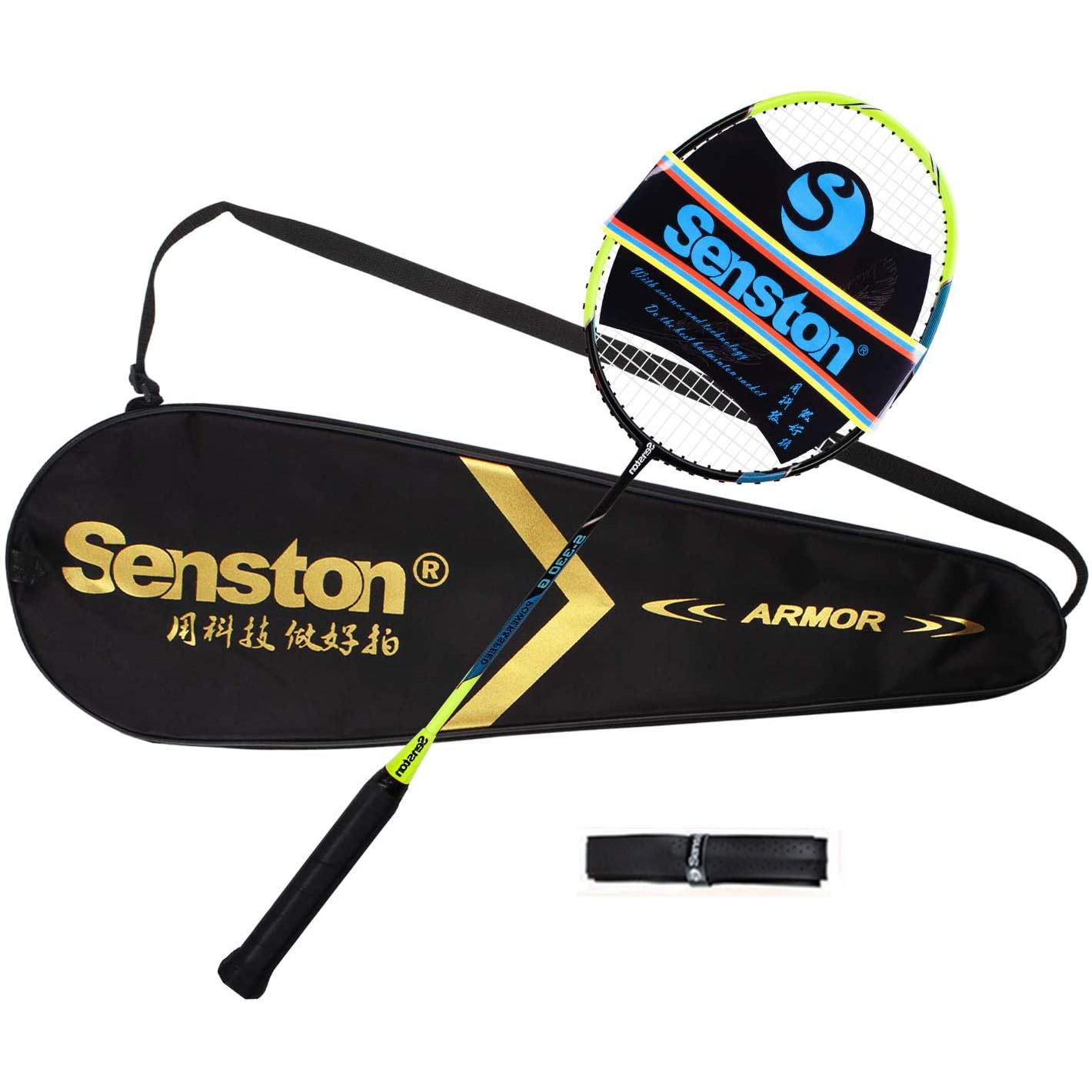 Senston S-330 Badminton Racket Single Carbon Fiber Badminton Racquet Green