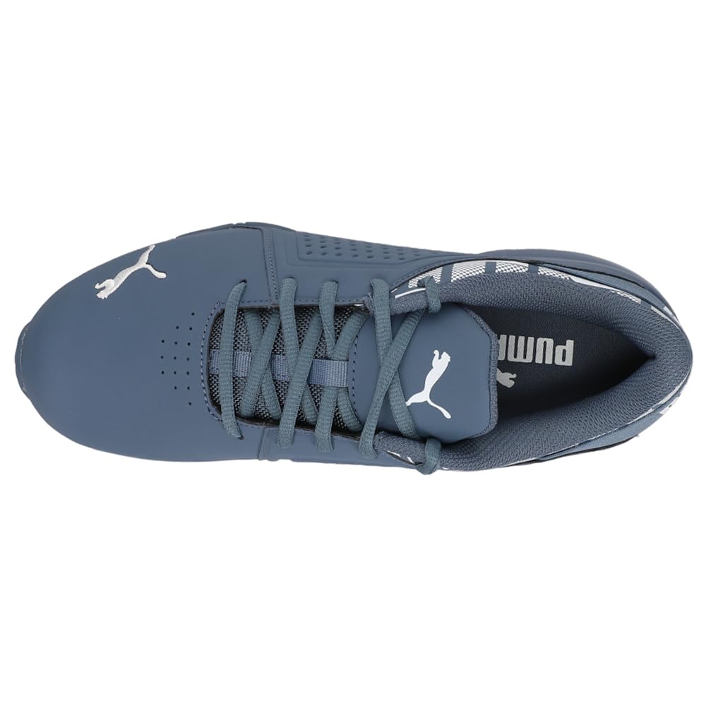 Puma Mens Viz Runner Repeat Wide Running Sneakers Shoes - Blue - Size 11 W
