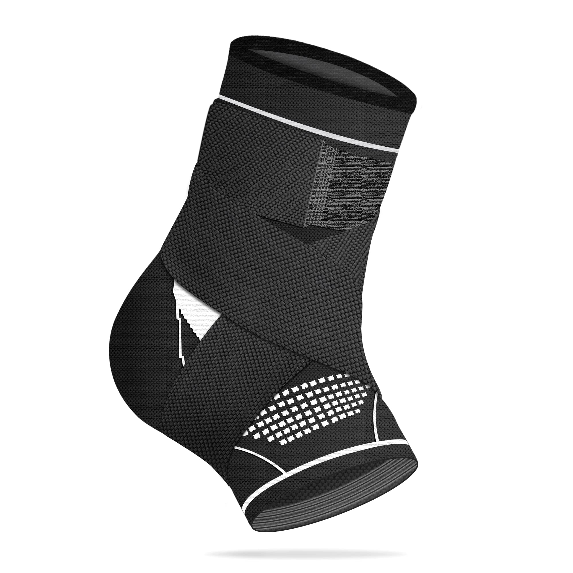 THX4COPPER Ankle Brace Support - Adjustable Compression Ankle Wrap for Protection, Pain Relief, Sprains, Injuries Recovery- Breathable & Comfortable Foot Sleeve - Men/Women, Left/Right