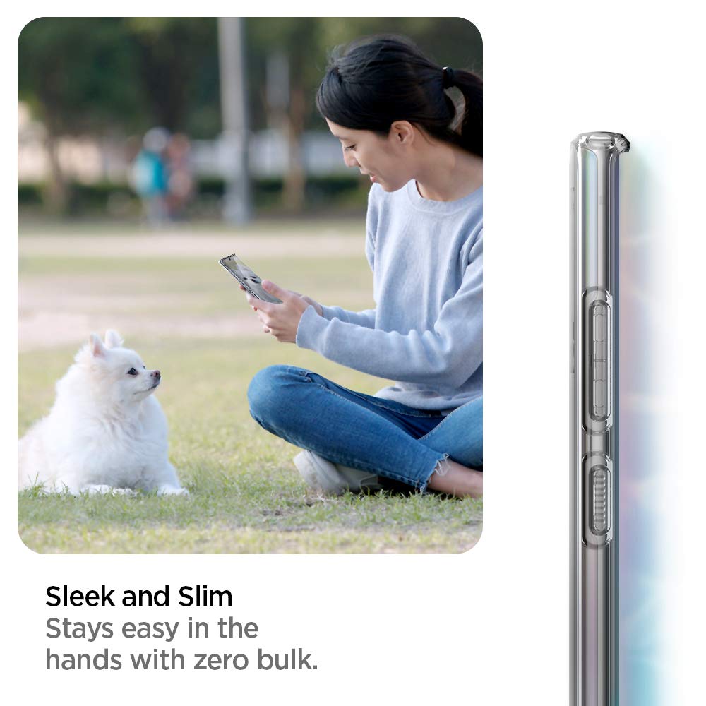 Spigen Liquid Crystal Designed for Samsung Galaxy Note 10 Case (2019) - Crystal Clear