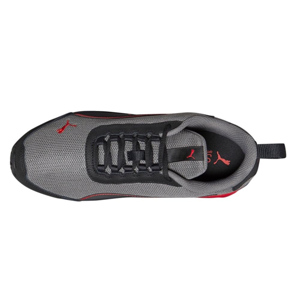 PUMA Viz Runner Sport Running Shoe Mens Running 11 DM US CastlerockHigh Risk RedBlack
