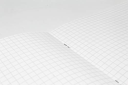 Silvine Tough Shell A4+ Exercise Book, 80 Pages 7mm Squares, Blue Laminated Cover [Pack of 50]