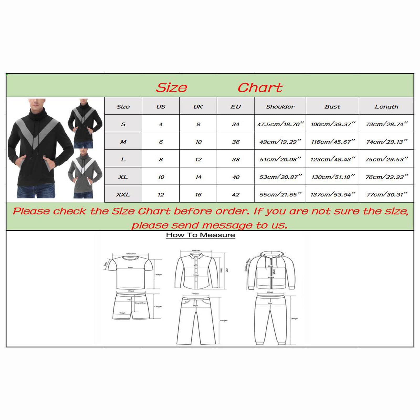 ZDFER Turtleneck Pullover Sweatshirt for Men, Solid Color Drawstring Sweater Casual Long Sleeve Tops Outwear with Pocket Mens Christmas Shirts Golf Shirts Ping Golf Shirts for Men Polo Shirts for Men