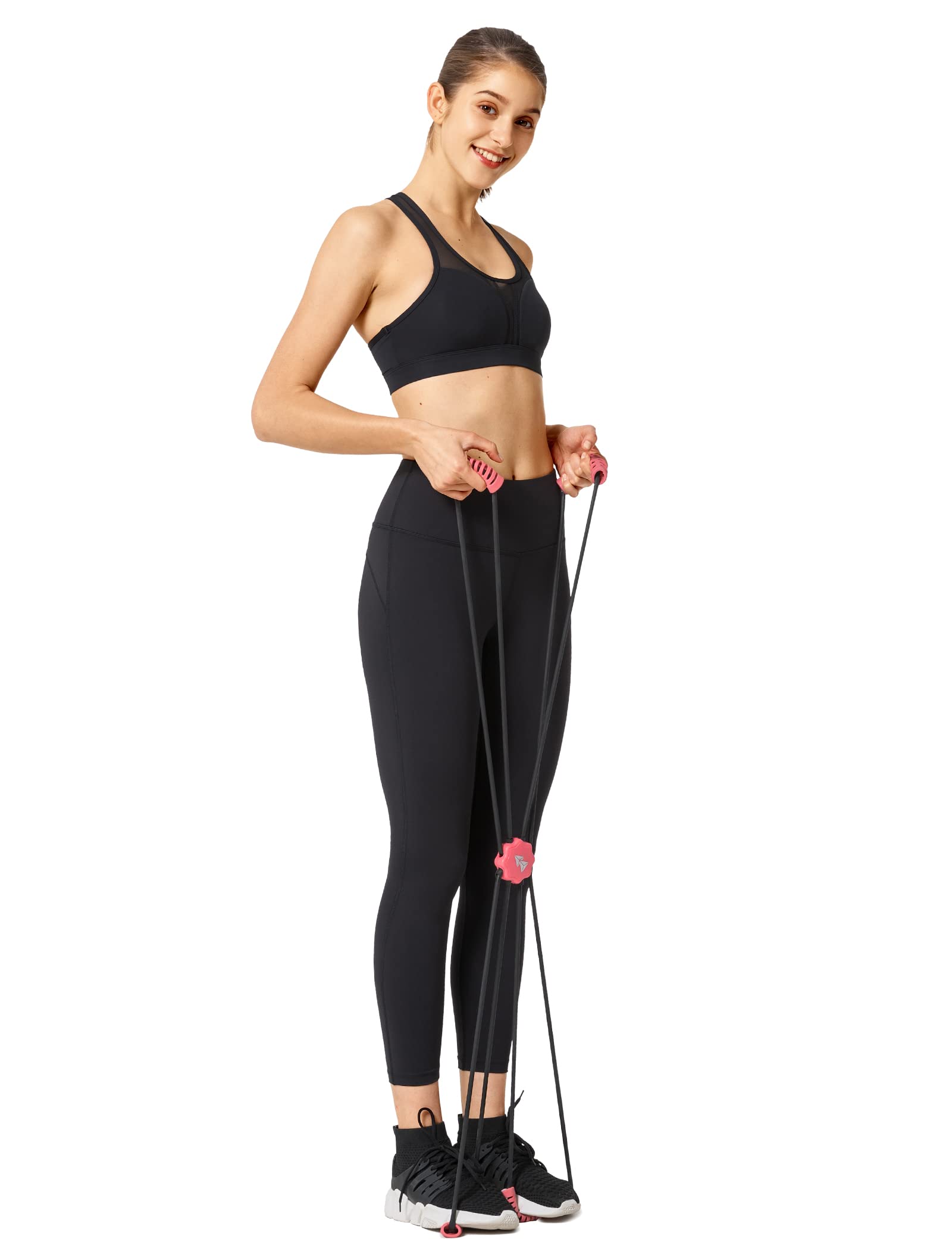 Yvette Plus Size Sports Bras for Women High Support Large Bust Running Bras Mesh Yoga Tops Activewear Workout Clothes，Pink…