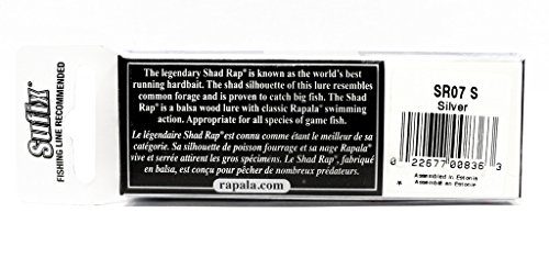 Rapala Shad Rap 07 Fishing lure (Perch, Size- 2.75)
