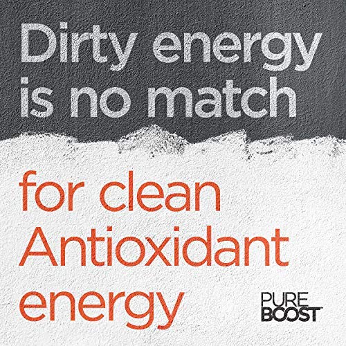 Pureboost Clean Energy Drink Mix + Immune System Support. Sugar-Free Energy with B12, Multivitamins, Antioxidants, Electrolytes (Citrus Sunrise, 30 Count)