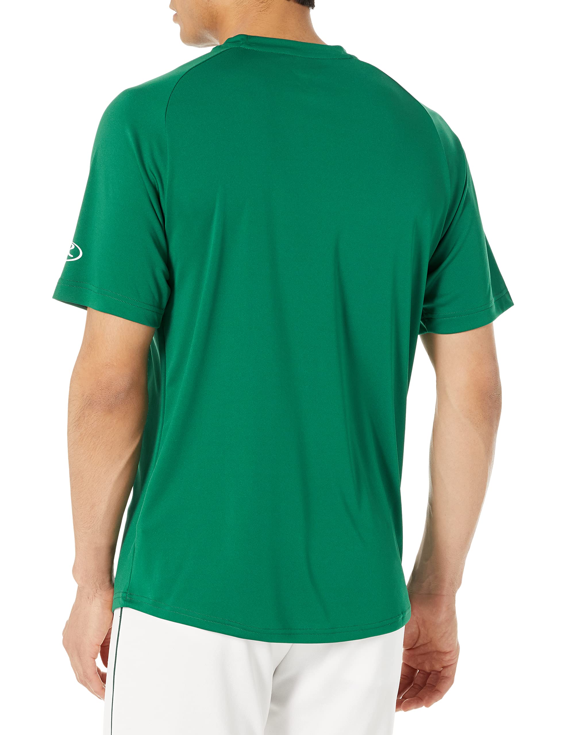 Rawlings Mens Crew Neck Short Sleeve T-Shirt Dark., GREEN, Adult Medium, Dkg, Medium US