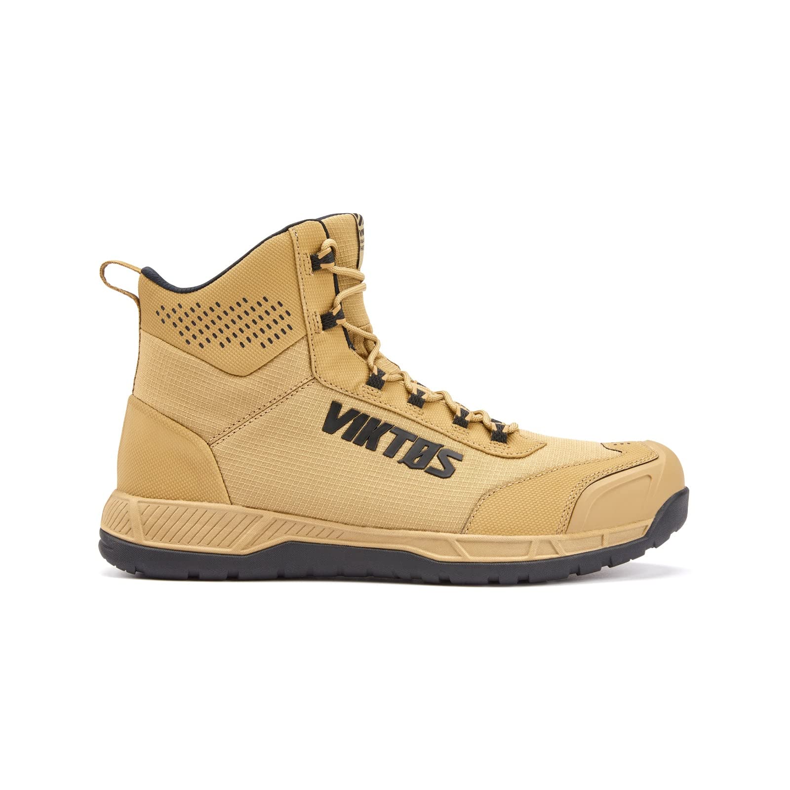 VIKTOS Men's Range Trainer Rugged Durable Breathable Waterproof Reinforced Toe Tactical Mid Boots, Coyote, 11