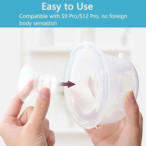 Silicone Flange Insert 13/15/17/19/21 mm, Flange Measurement Tool, Breast Pump Flange Insert Compatible with Willowood, Medela, Momcozy, Spectra Flange Reduce