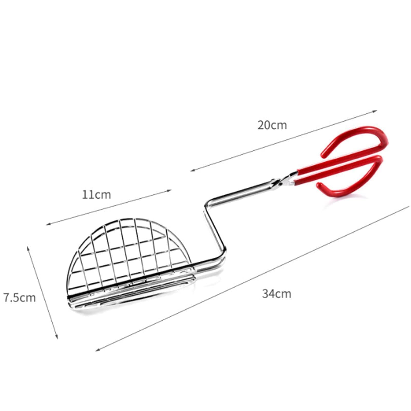 Taco Shell Maker, 34cm Taco Maker Tongs Stainless Steel Taco Press Taco Shell Mold for Taco Shell Frying Taco Shell Maker for Making Homemade Taco Shells