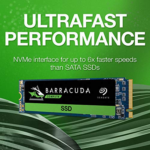 Seagate Barracuda 510 500GB SSD Internal Solid State Drive PCIe Nvme 3D TLC NAND for Gaming PC Gaming Laptop Desktop (ZP500CM30001) ZP500CM3A001