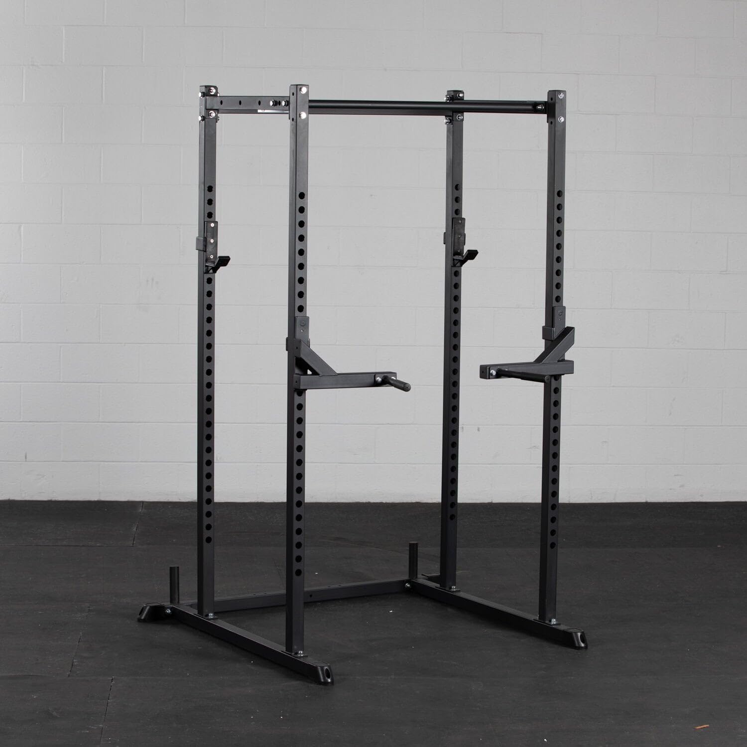 Titan Fitness T-2 Series Dip Bars, J-Hook Style Rack Mounted Dip Attachment, 880 LB Capacity, Fits 2†X 2†Tubular Steel