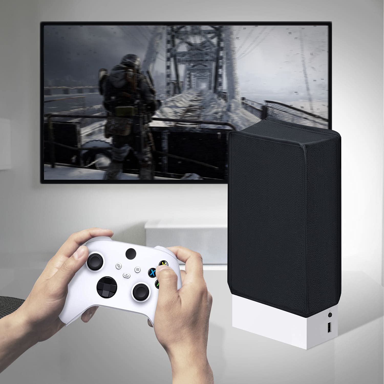 Wigearss Dust Cover for Xbox Series S Game Console - Black
