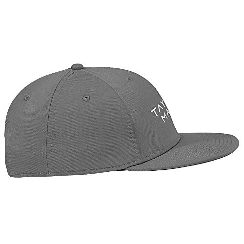 TaylorMade Lifestyle Flatbill Stretch Hat, Snapback,Grey
