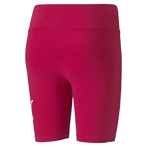 PUMA womens Essentials+ 7" Yoga Shorts, Bright Rose, Small US