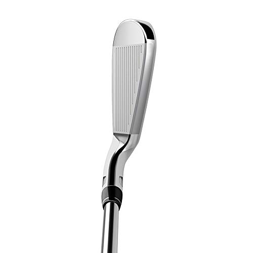 TaylorMade SIM MAX Irons, Steel Shaft, KBS Max 85, 5-PW, AW, Right Hand, Stiff Flex , Titanium, Black, Blue