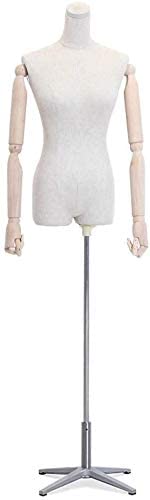 ROLTIN Female Sewing Tailors Dummy Dressmakers Dummies Professional Tailors Dummy Arms Female Tailors Dummy Mannequin (D)