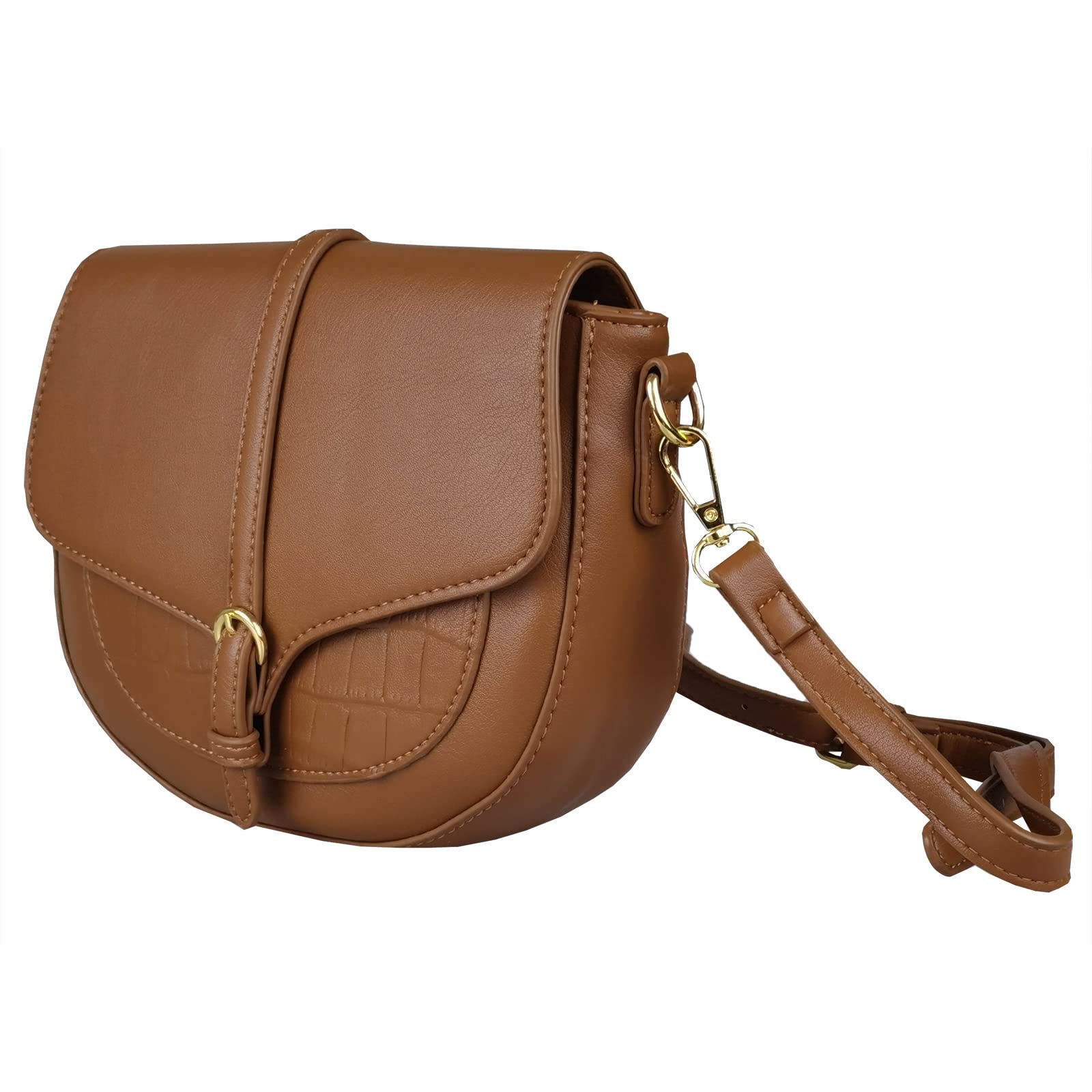 Yasuitzen Crossbody Bags for Women Shoulder Purses for Women with Two Detachable Straps,02-Brown