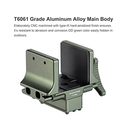 SUNWAYFOTO SM-86 Hunting Tripod Rifles Gun Rest for Shooting Saddle Mount to Arca Swiss Clamp Adapter