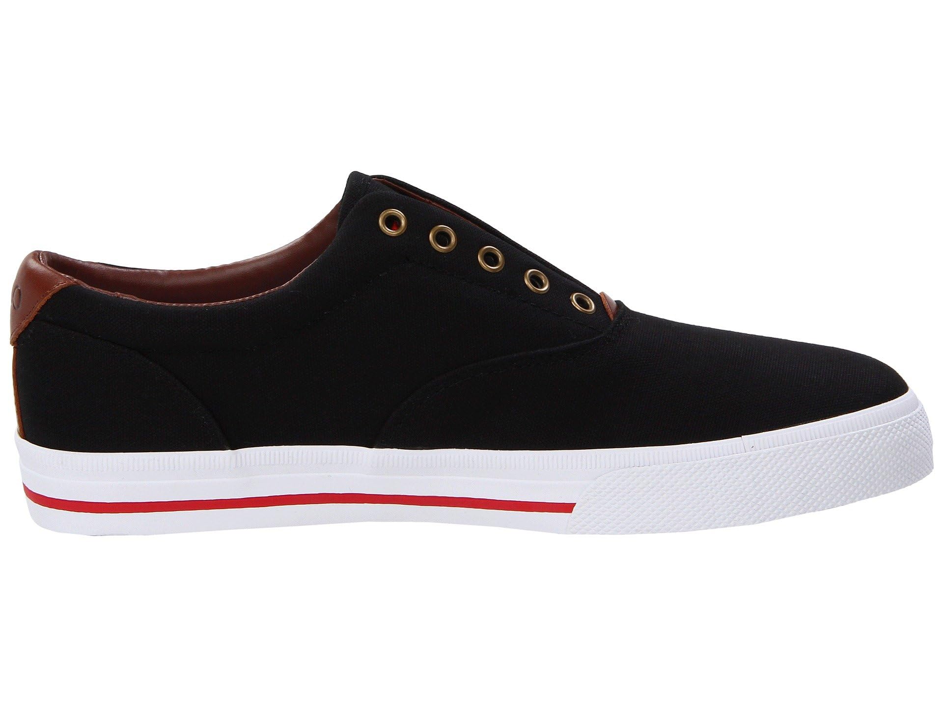 Polo Ralph Lauren Men's Vito Fashion Sneaker, Black, 10.5 M US