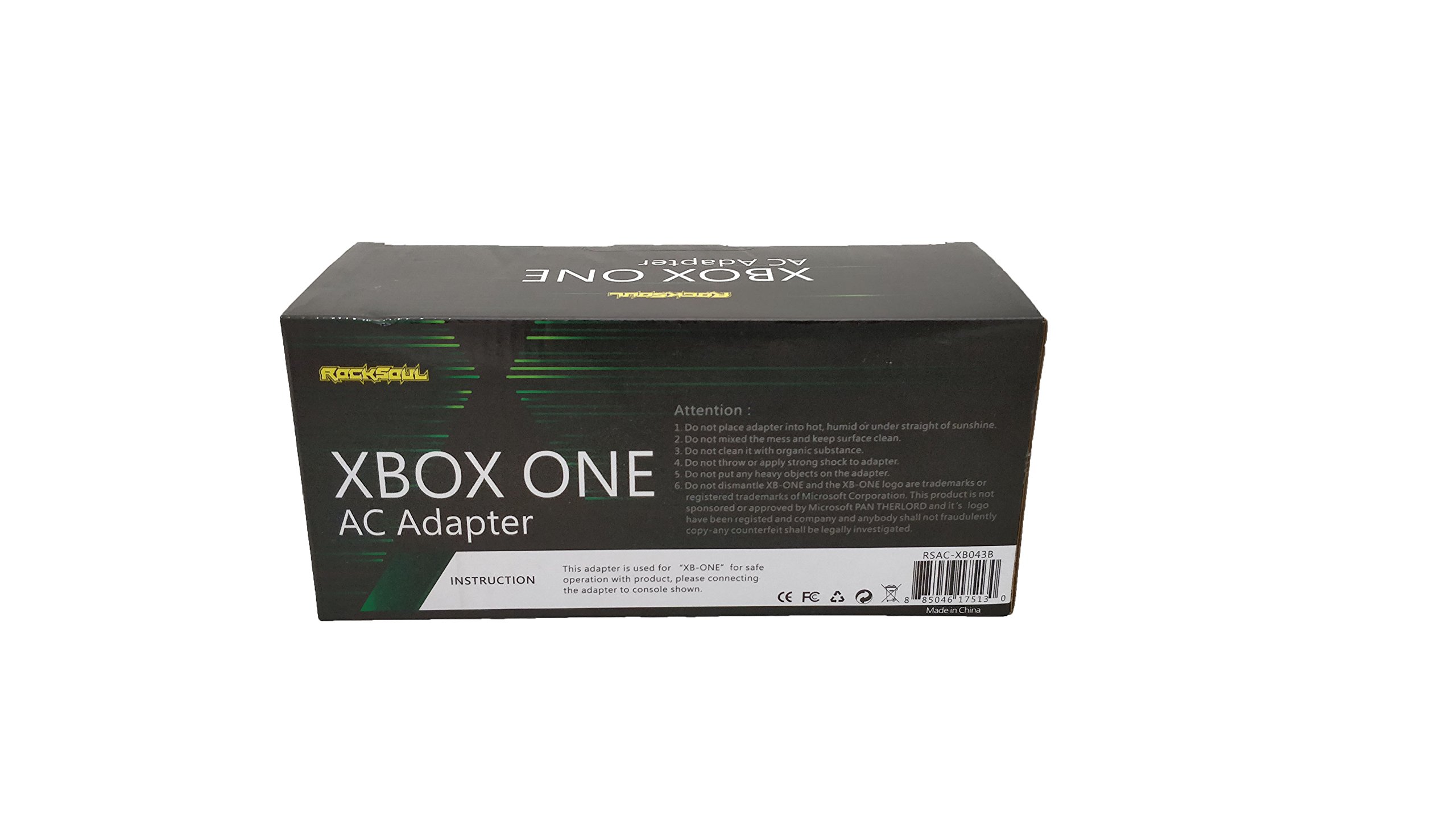 ROCKSOUL Xbox One Power Supply, Advanced Quiet & Latest Version Xbox One AC Adapter