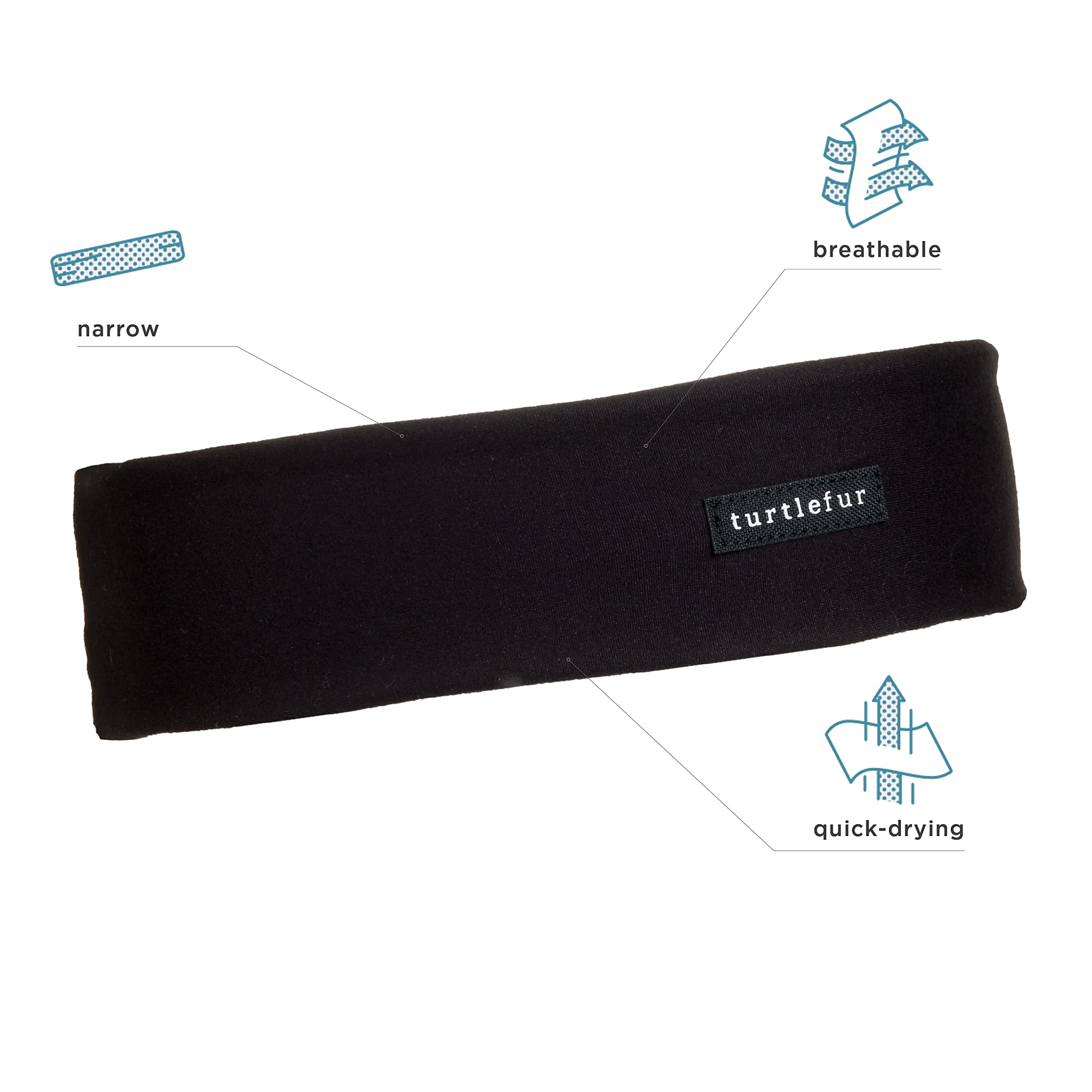 Turtle Fur Comfort Shell Lite Supersoft : Active Band Black One Size