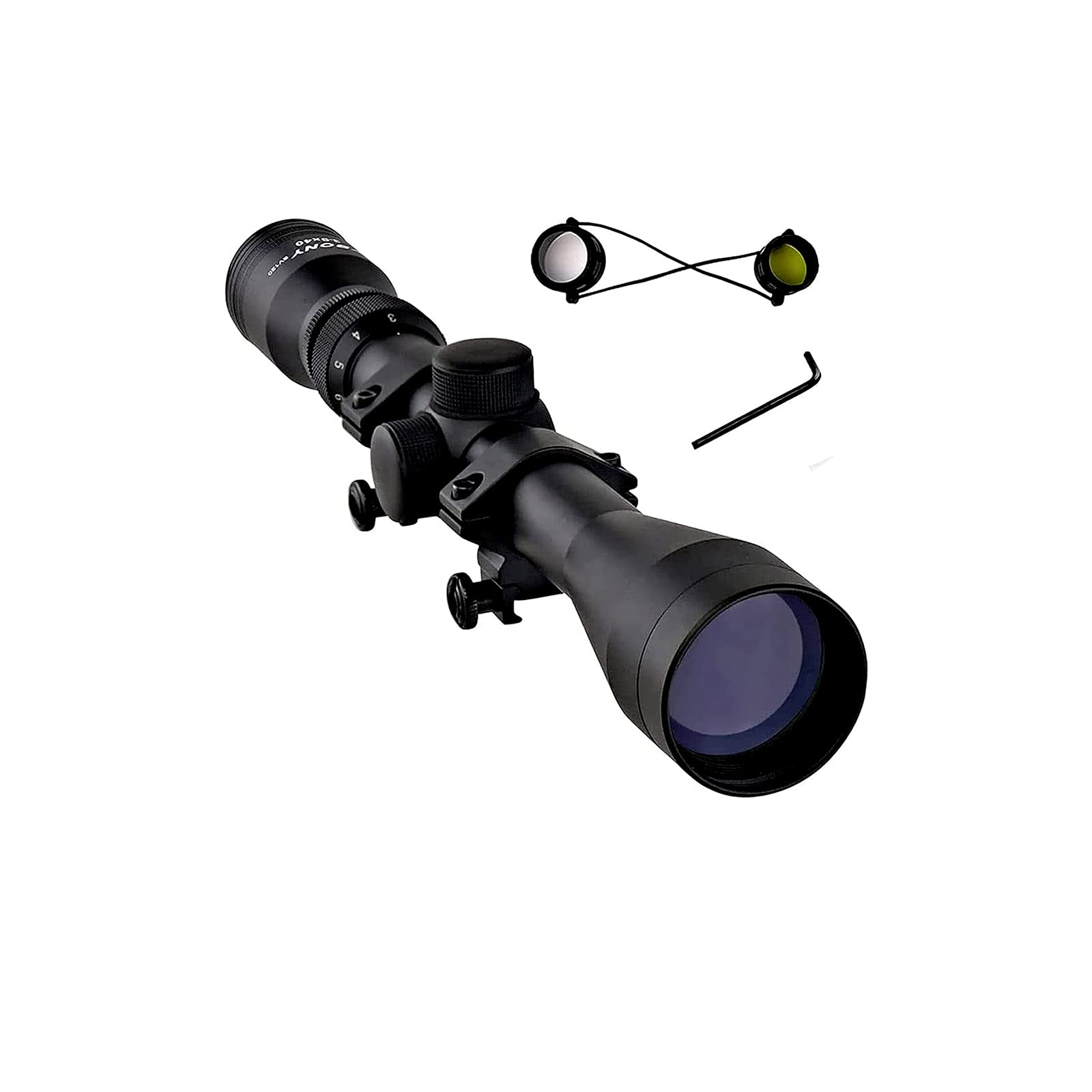 SVBONY SV120 Rifle Scope 3-9x40, Rifle scopes for Hunting, Reticle Crosshair Scope Waterproof Shockproof with 20mm Free Mounts