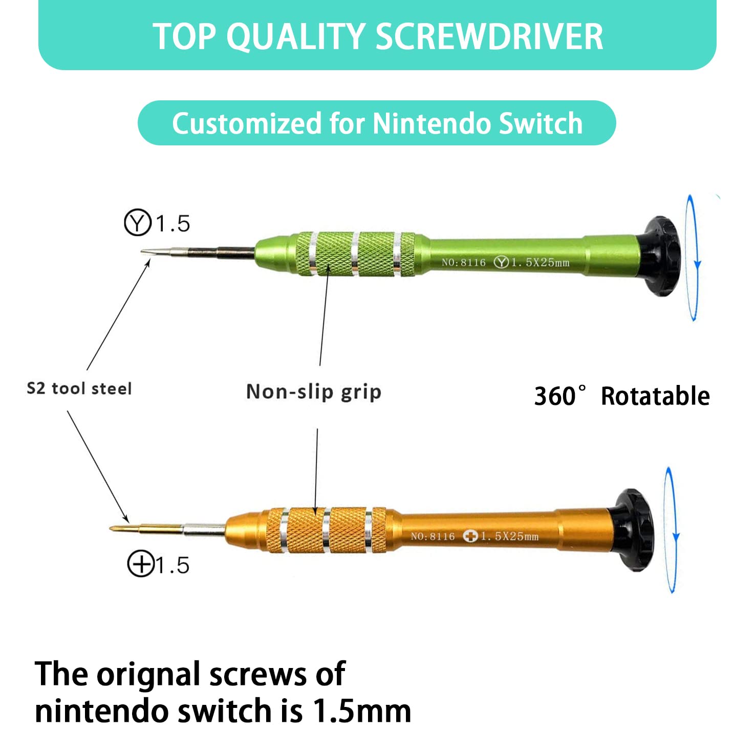 VGBUS Joycon Joystick Replacement 4 Pack,Joycon Repair Kit Joystick Replacement for Fix Drift Nintendo Switch Joy-Con Controller/Switch Lite/Switch OLED-32PCS. (1)