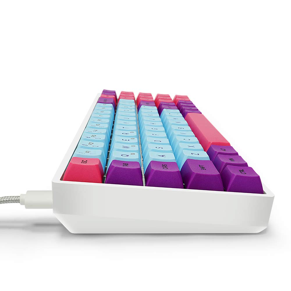 SK64 Joker Wired 70 Keys Multi Color RGB Illuminated LED Backlit Programmable with PBT Heat Sublimation Keycaps for PC/Mac Gamer(Joker Limited Edition, Gateron Optical Brown)