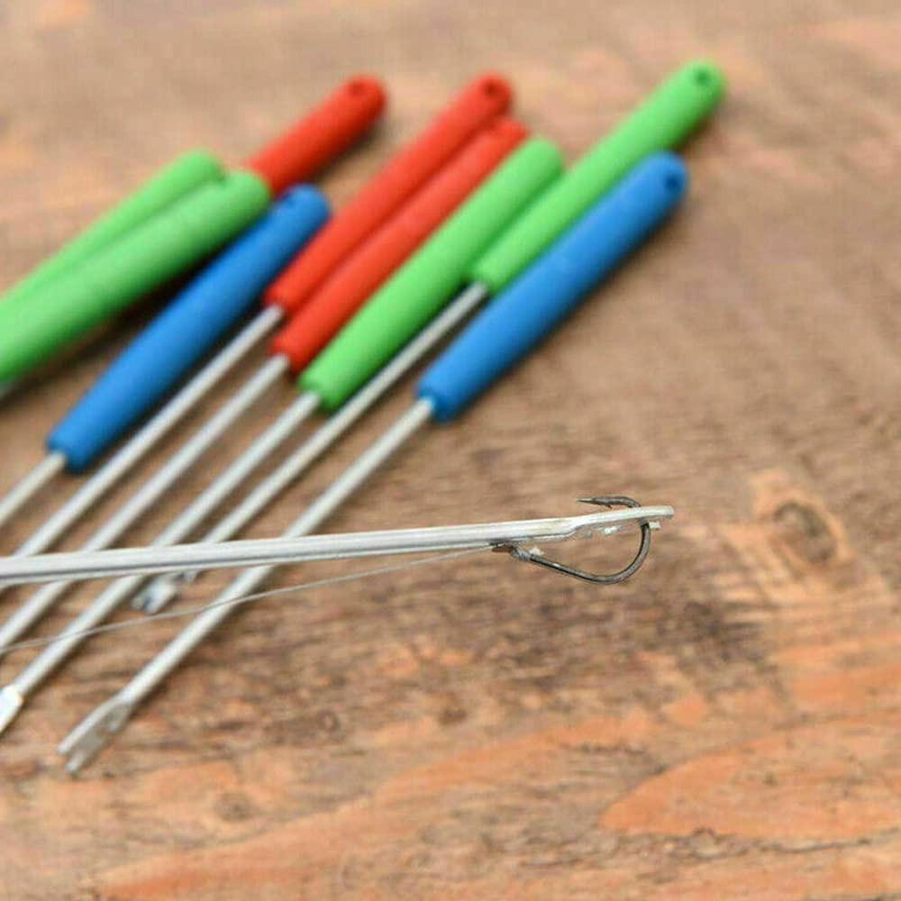 Vanki 10Pcs Fishing Gear Hook Remover Portable Detacher Extractor Unhook Tackle Random Colors
