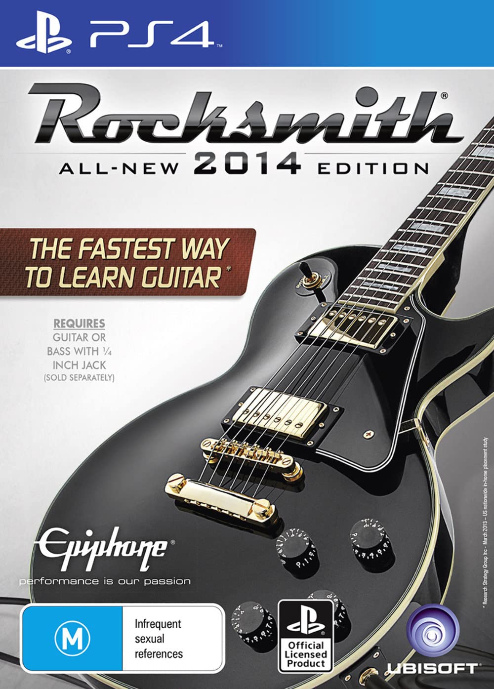 Rocksmith 2014 ( with Real Tone Cable ) - ăăăŻăšăăš 2014 ( ăŞă˘ăŤăăźăłăąăźă㍠ĺ梹ç ) (PS4) (蟸ĺ
Ľç)