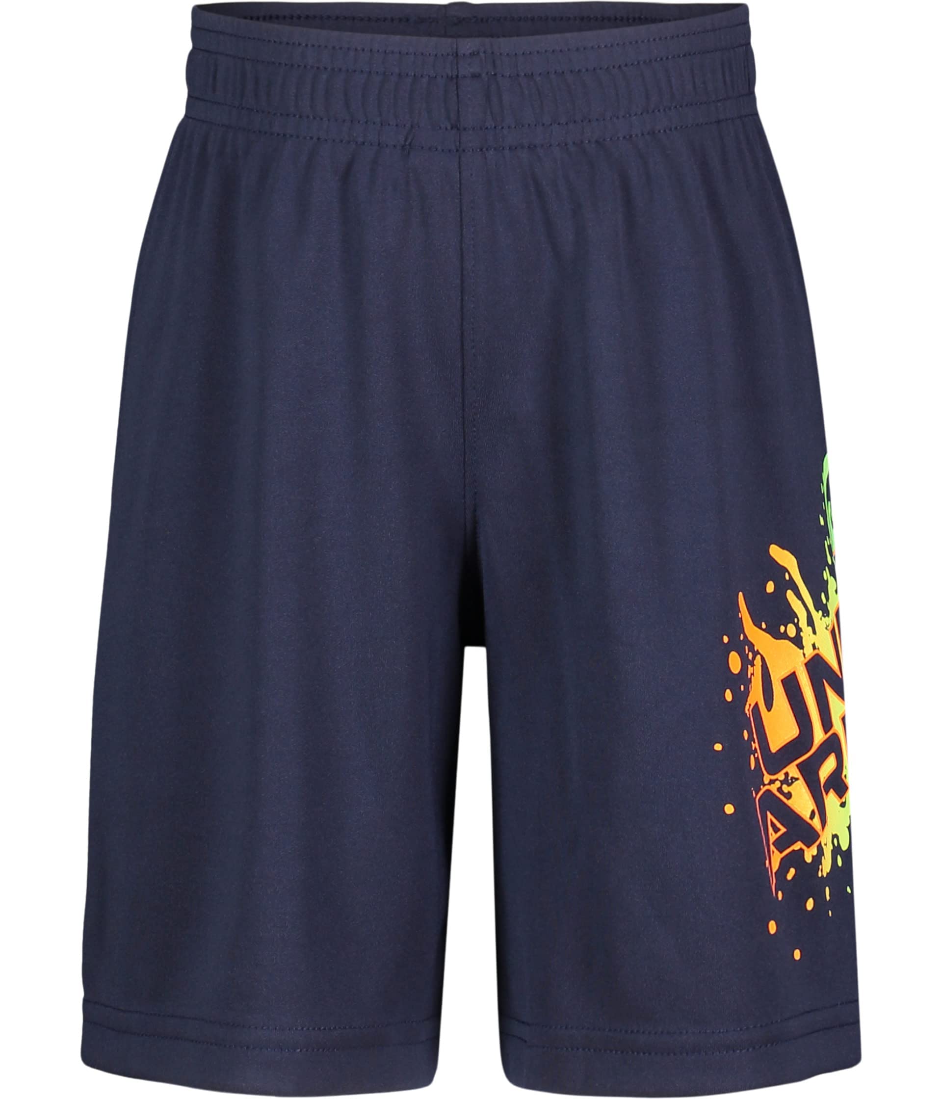 Under Armour Boy's Splatter Striker Shorts (Little Kids/Big Kids) Midnight Navy 5 Little Kid