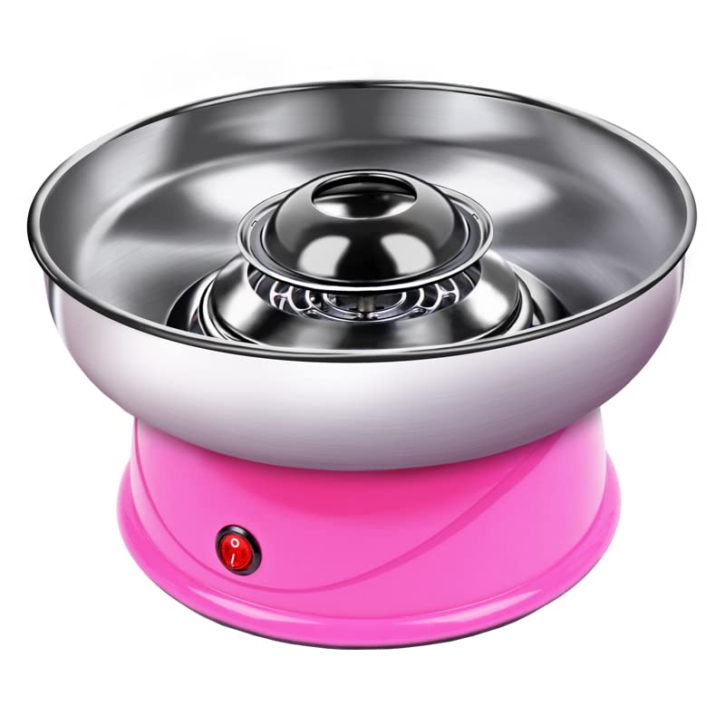 URHELP Candy Cotton Maker Easy Clean Candy Floss Machine for Kids' Birthday Party Christmas Day